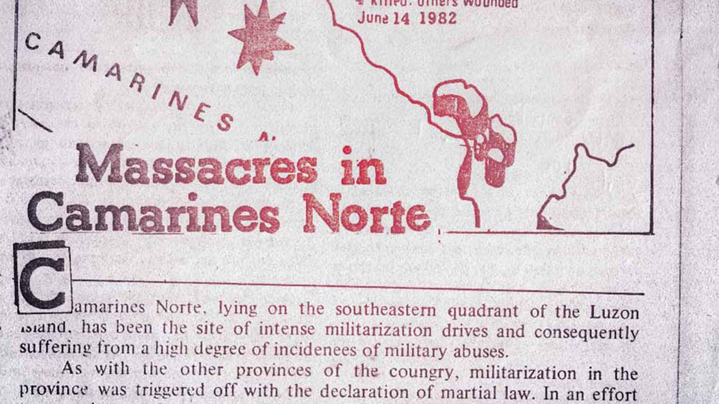 Daet Massacre - Rogelio Guevarra - Bantayog ng mga Bayani