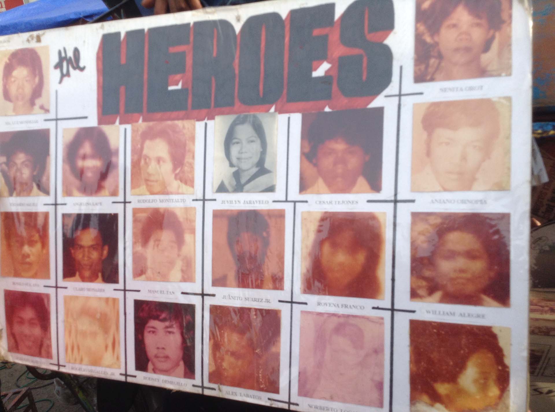 Juvelyn Jaravello- Bantayog ng mga Bayani